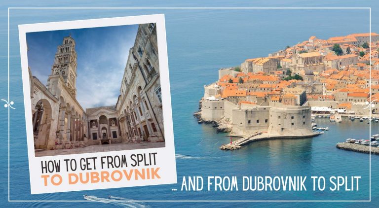 How to get from Split to Dubrovnik and from Dubrovnik to Split