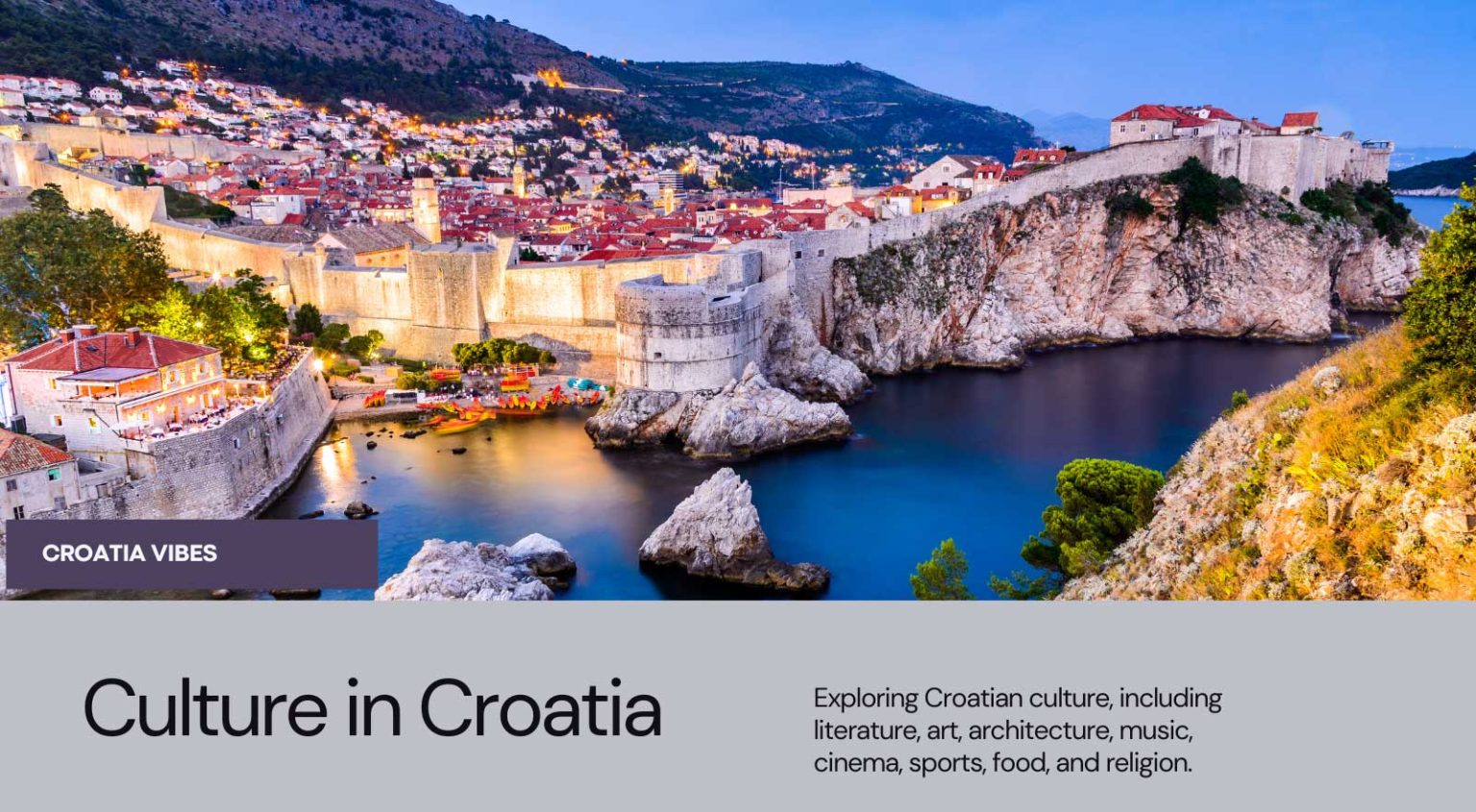 Things To Know About Croatian Culture
